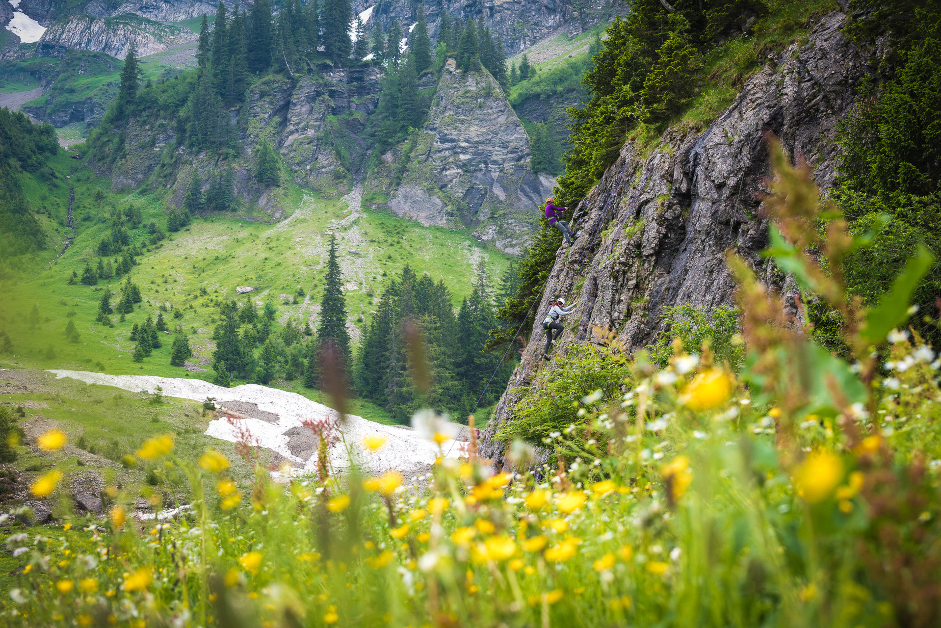 Site d'escalade de Barme - Équipement Champéry, Région Dents du Midi